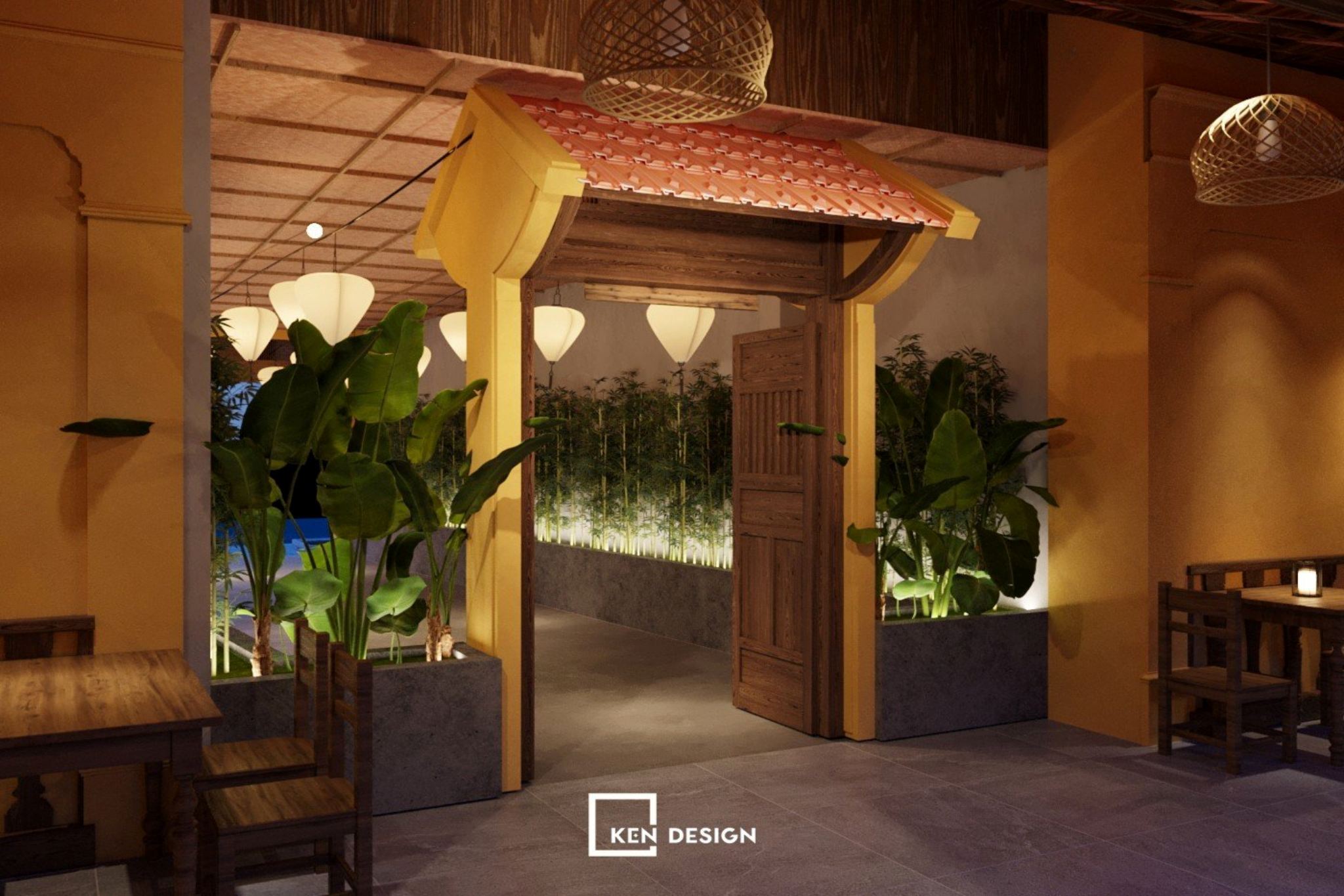 Dự án thi công nhà hàng lẩu cá kèo miền Tây tại Hà Nội | Kendesign